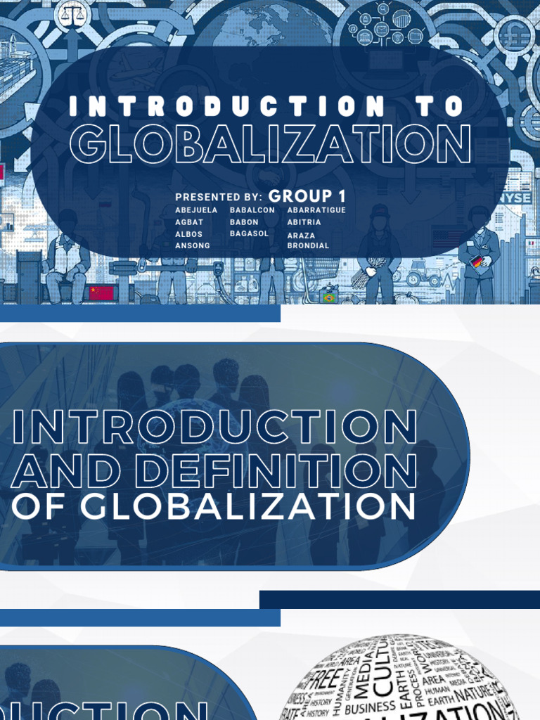 Introduction To Globalization | Download Free PDF | Globalization | Human Migration