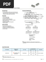 Datasheet Led 3MM | PDF | Light Emitting Diode | Electrical Components