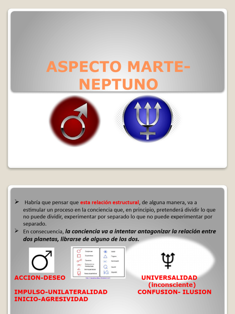 Aspecto Marte Neptuno | PDF