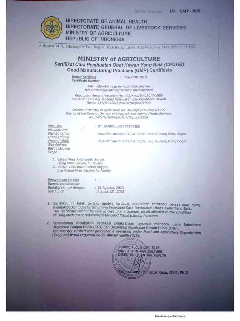 Legalisir CPOHB Oleh Bu Ria | PDF