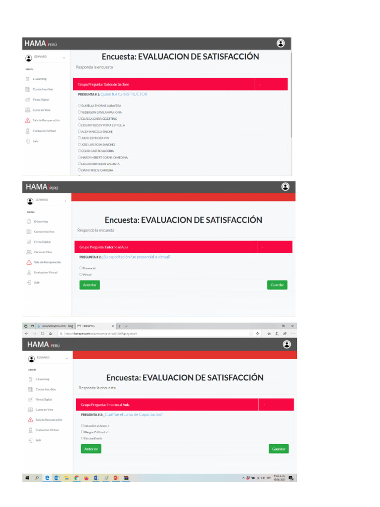 Capturas Encuestas | PDF
