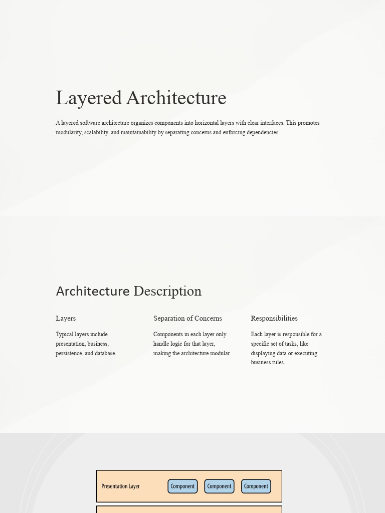 Layered Architecture | PDF | Databases | Gmail
