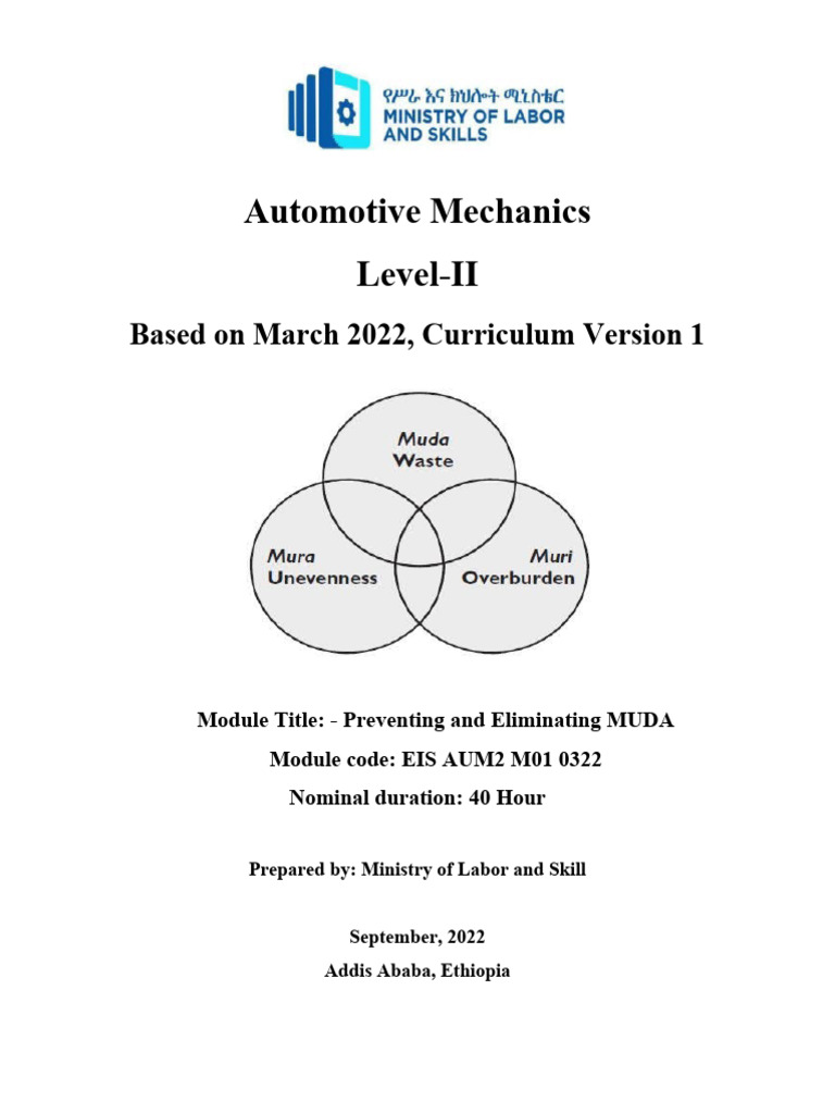 M01-Preventing and Eliminating MUDA | PDF | Occupational Safety And Health