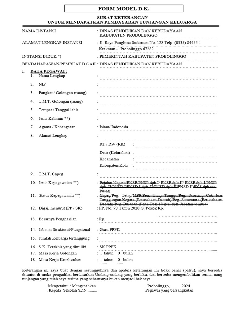 Model DK 2024 P3K | PDF