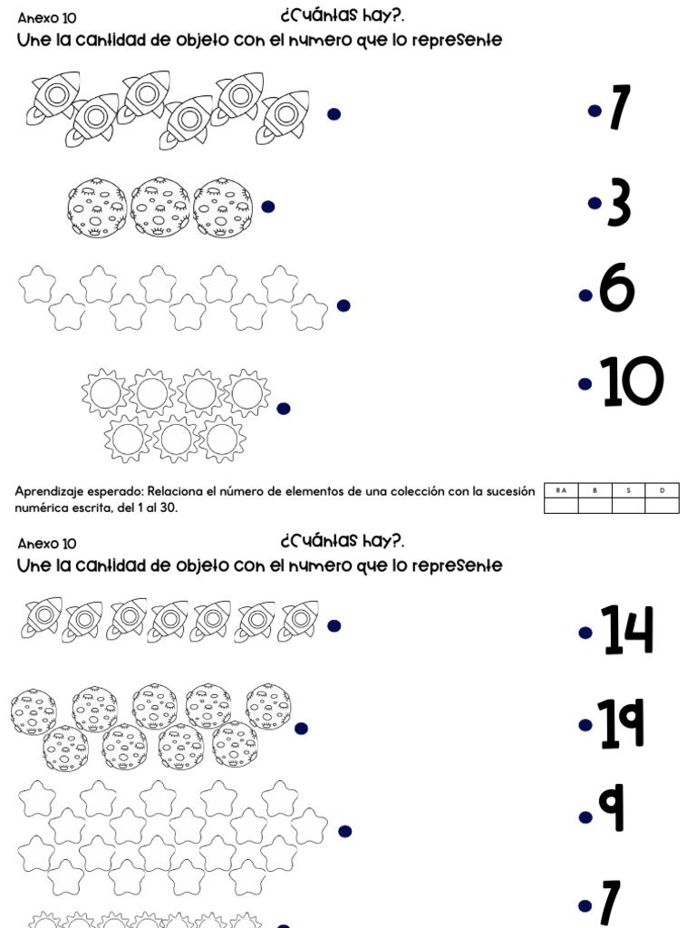 ANEXOS DE PLAN NUMEROS | PDF | Aprendizaje