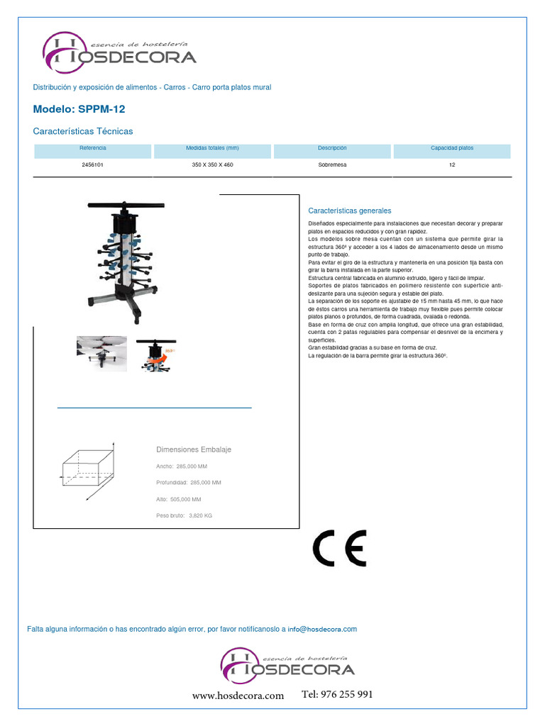 Ficha Tecnica SPPM 12 | PDF