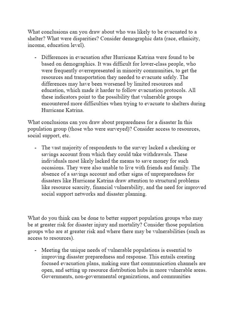 Katrina Case Study | PDF