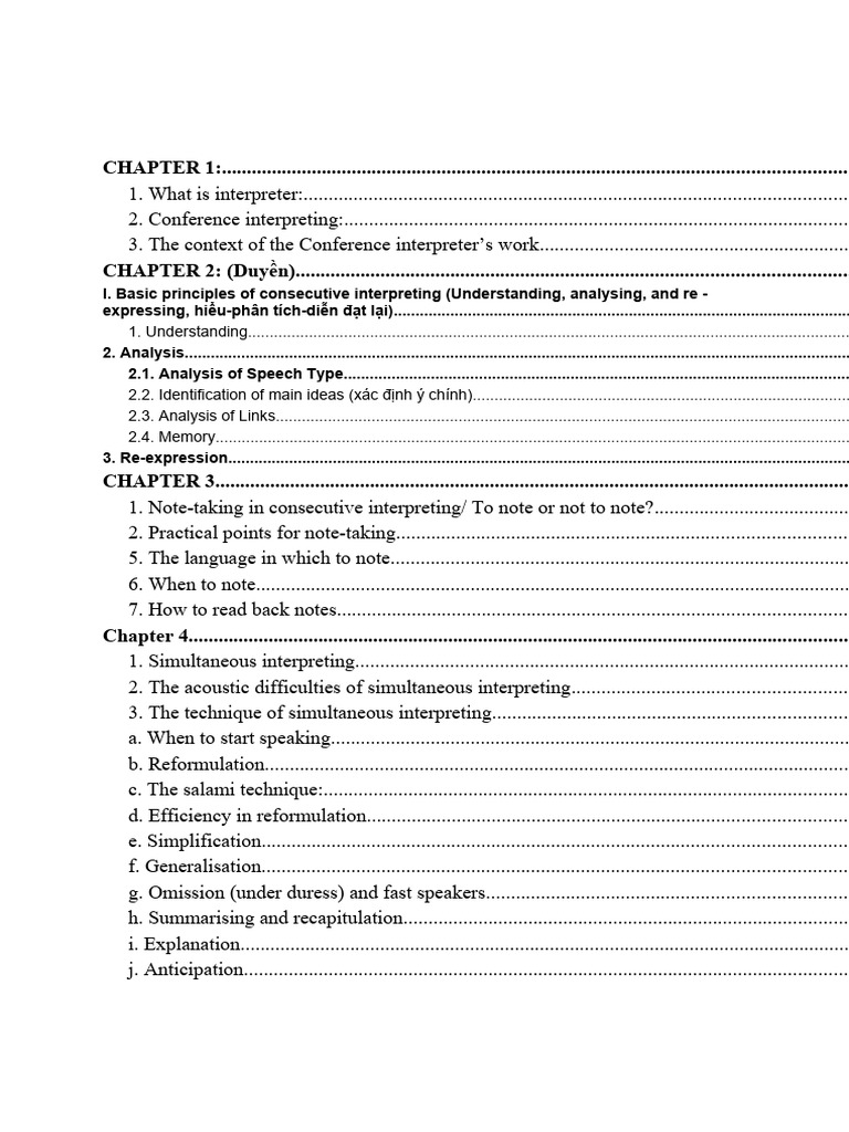 Key Principles of Conference Interpreting | PDF | Language ...