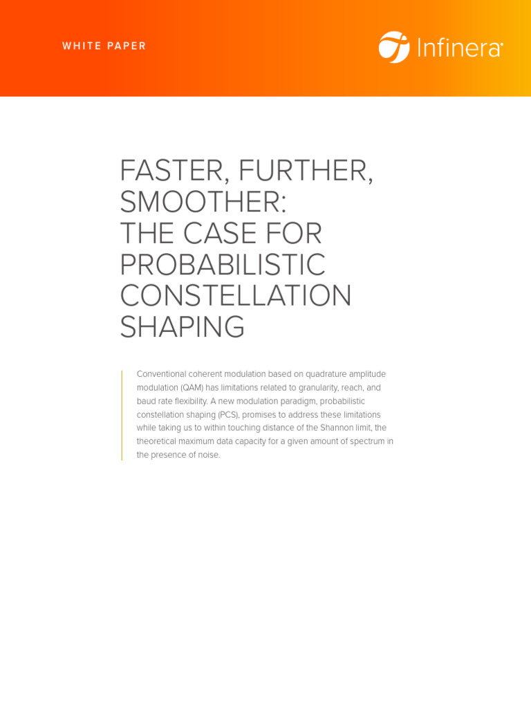 Probabilistic Constellation Shaping 0257 WP RevB 0620 | PDF ...
