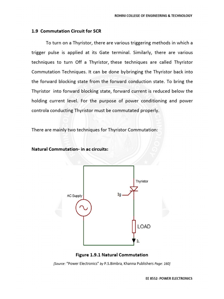 rohini_19055055469 | PDF | Power Electronics | Electrical Components