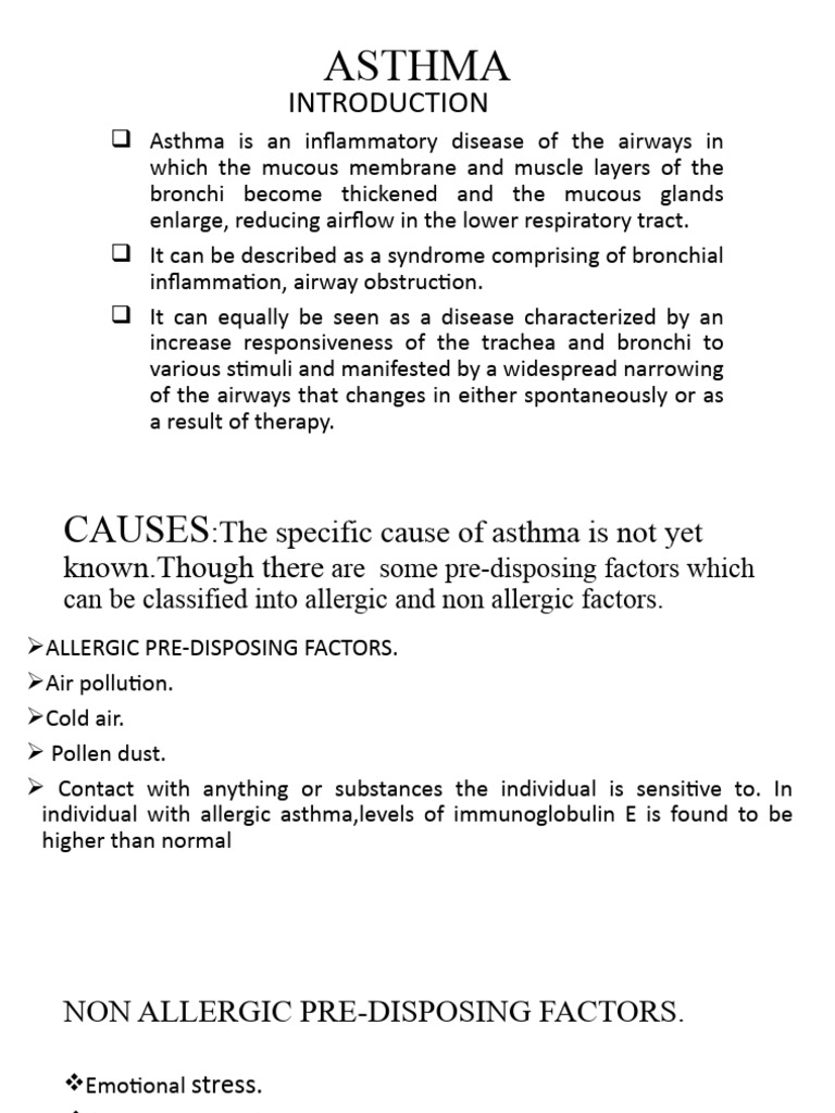 ASTHMA | PDF | Asthma | Respiratory Tract