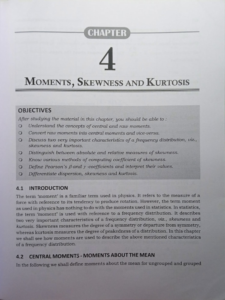 Statistics Chapter 4 | PDF
