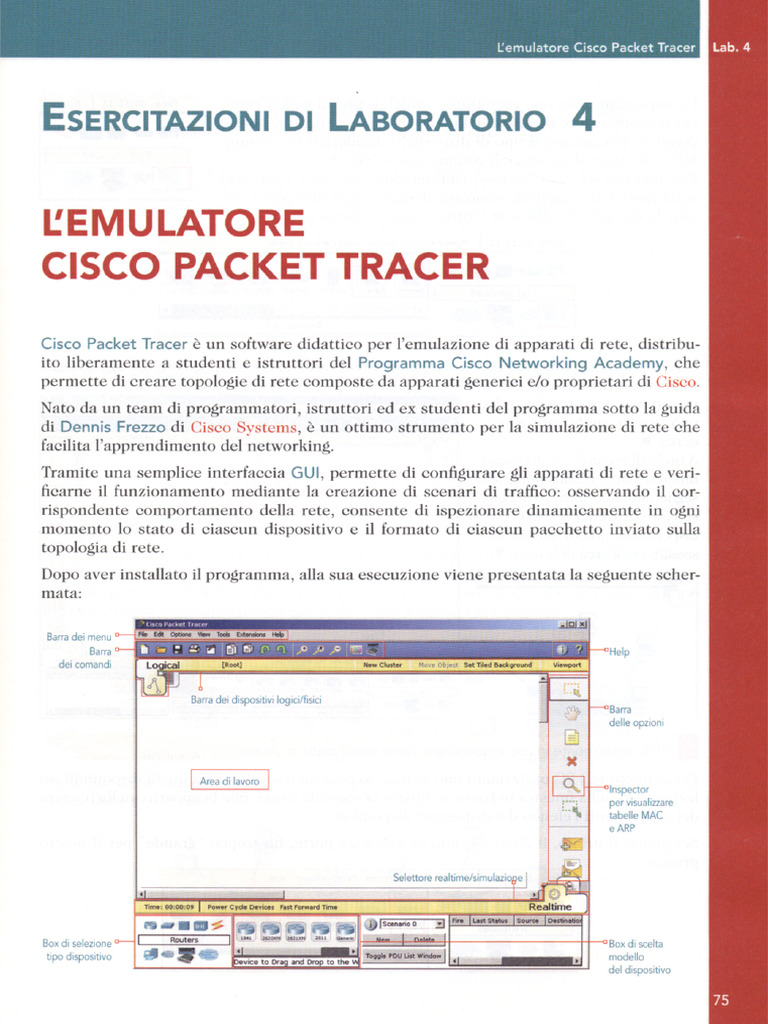7 Emulatore Cisco Packet Tracer | PDF