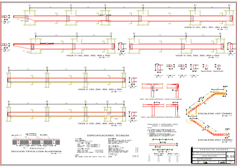 PLANO DE ESTRUCTURA 03 | PDF