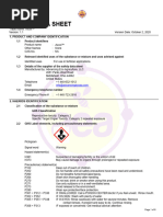 SDS - Spectrus NX1100 | PDF | Dangerous Goods | Toxicity