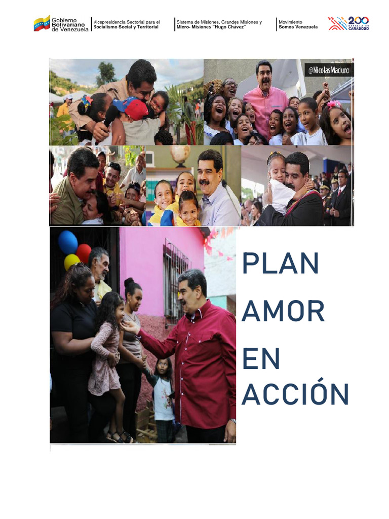 Protocolo Amor en Accion (V3) - 1 | PDF | Venezuela | Hugo Chavez