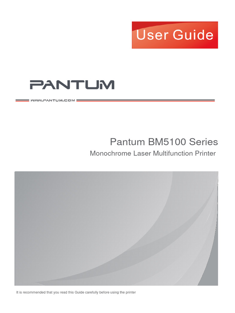 Pantum BM5100 Series User Guide en V1 0 | PDF | Image Scanner ...