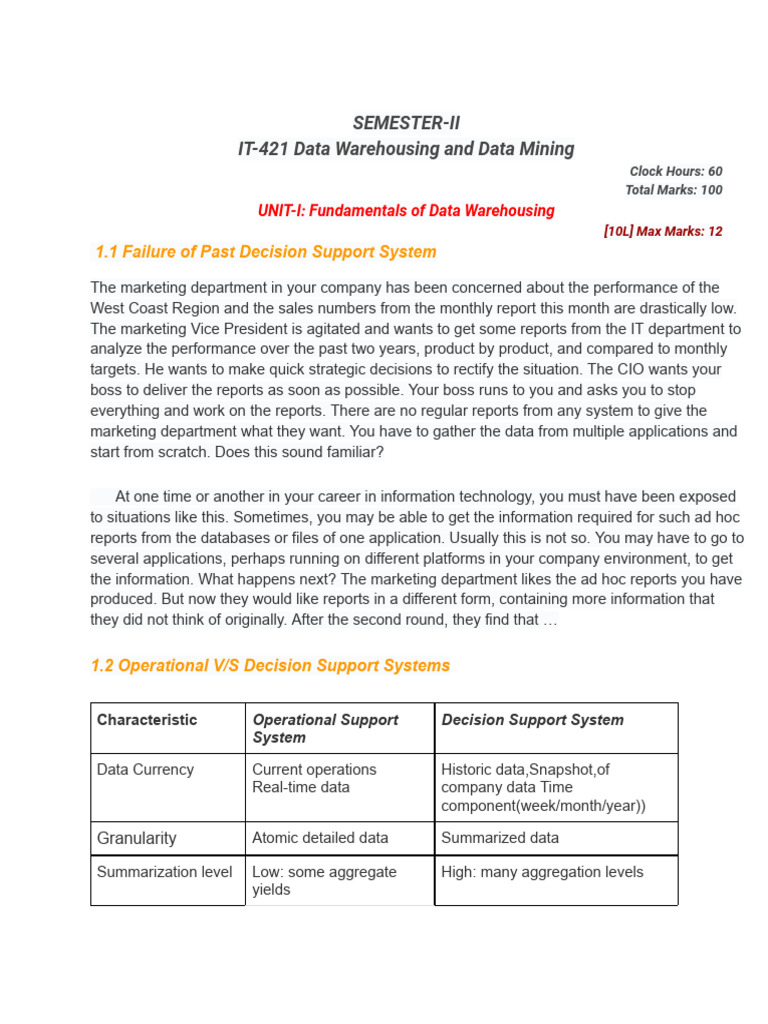 data warehouse | Download Free PDF | Data Warehouse | Data Analysis