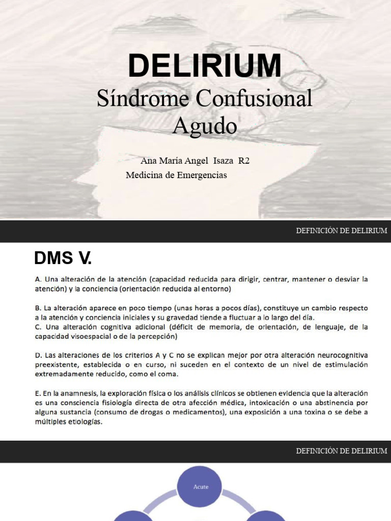 Manejo No Farmacológico del Delirium | PDF | Cuidado de la salud ...