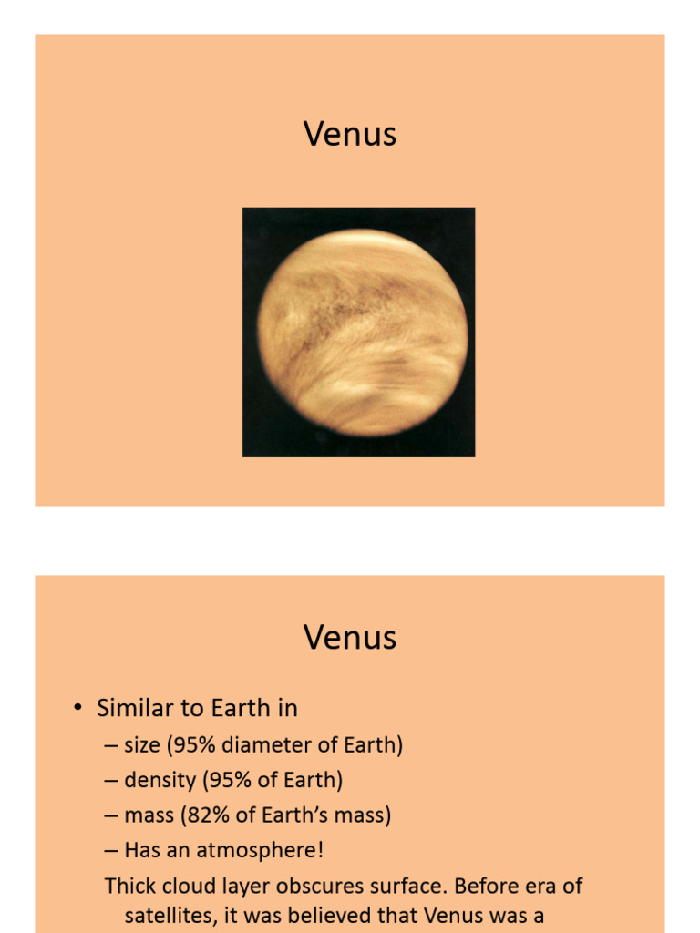 Venus | PDF | Venus | Greenhouse Effect