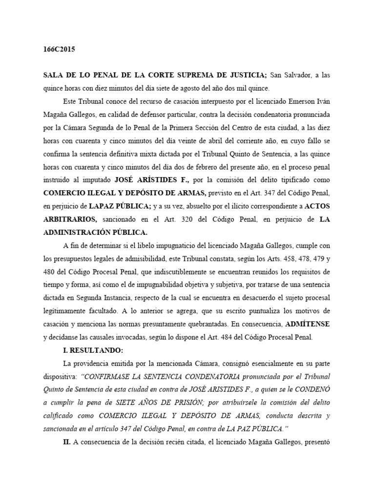 166 C 2015 Sin Lugar La Solicitud De Medidas Sustitutivas Pdf 5902