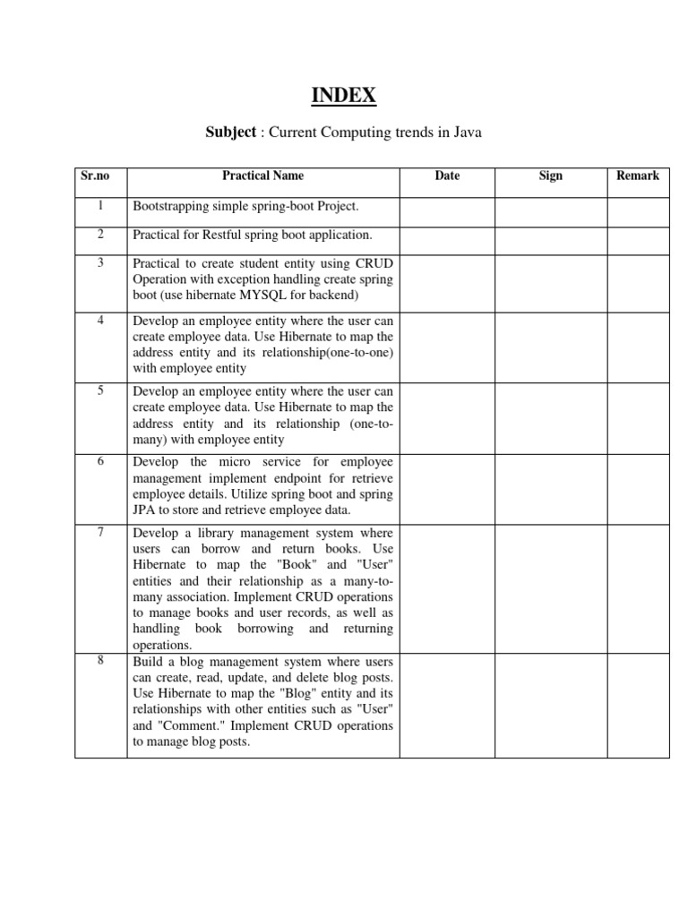 MSC (CS-IT) CCT in Java NEP 2020-June-2023 Pattern Practical Journal | PDF | Computer ...