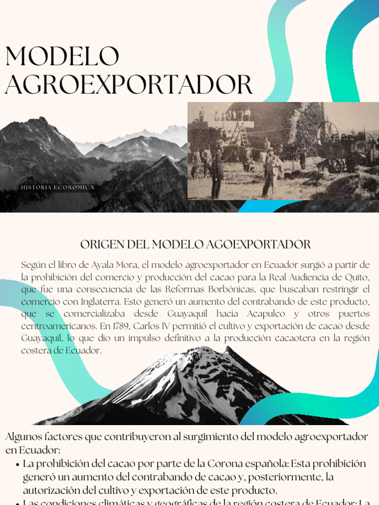Modelo Agroexportador | PDF | Agricultura | Ecuador