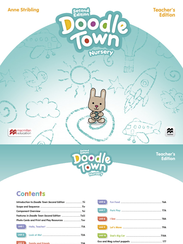 Doodle Town 2nd Edition Nursery Teacher Edition | Download Free PDF | Thought | Preschool
