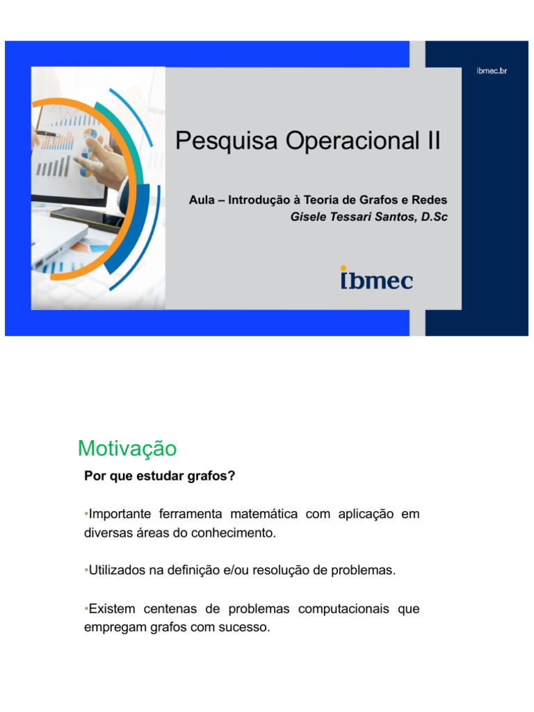 Aula 1 Introdu o Otimiza o de Redes | PDF | Teoria dos Gráficos | Vértice (teoria dos gráficos)