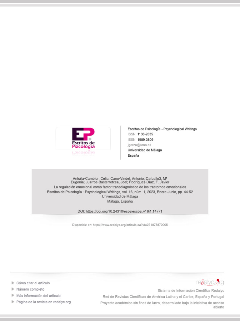 Regulacion Emocional Descargar Gratis Pdf Las Emociones Depresión