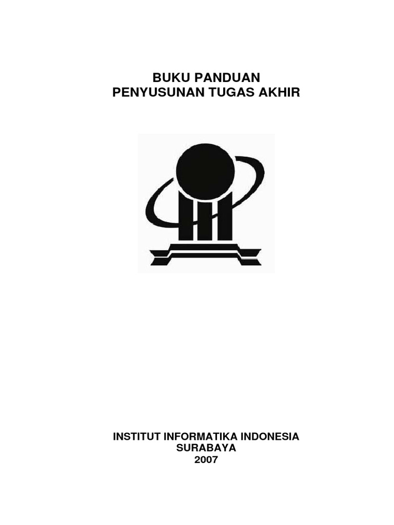 Buku Panduan Penyusunan Tugas Akhir | PDF | Teknologi & Rekayasa