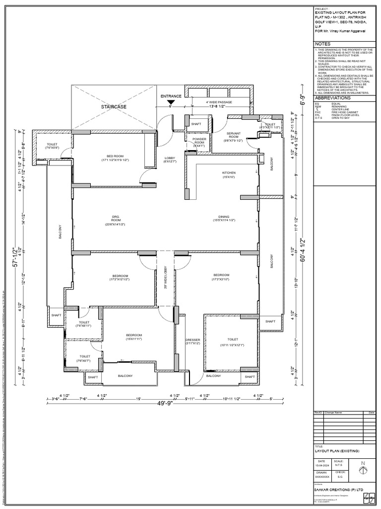 Layout Plan (Existing) | PDF