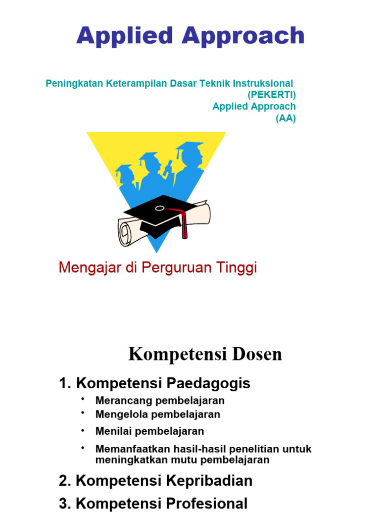 Peningkatan Kualitas Dosen melalui AA | PDF