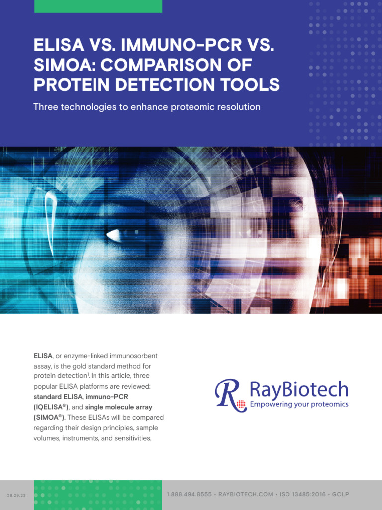 Elisa vs. Immuno-Pcr vs. Simoa Comparison of Portein Detection Tools ...