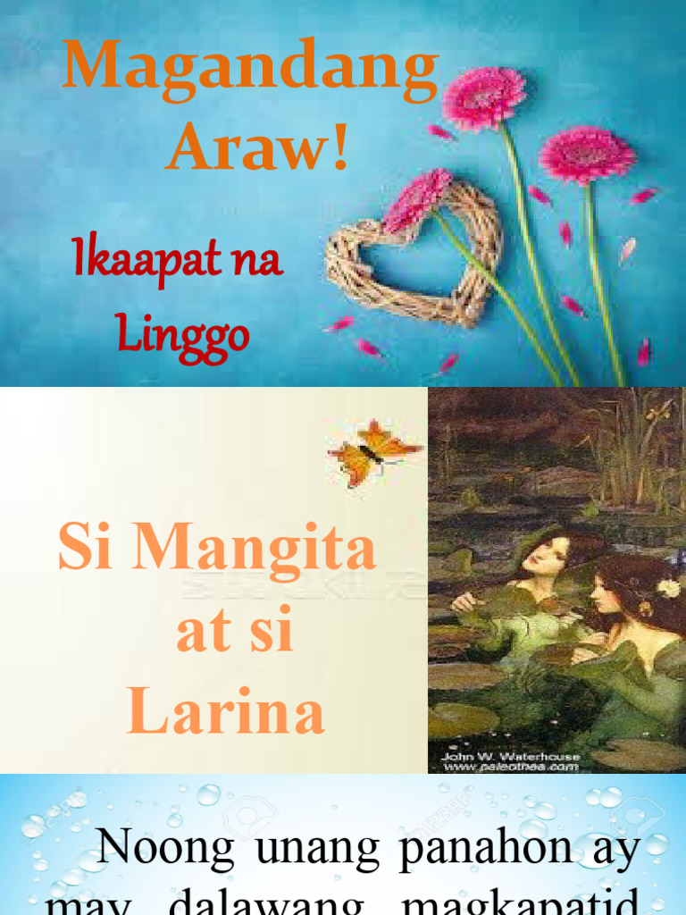 Q3-W4.1-Si Mangita at Si Larina | PDF