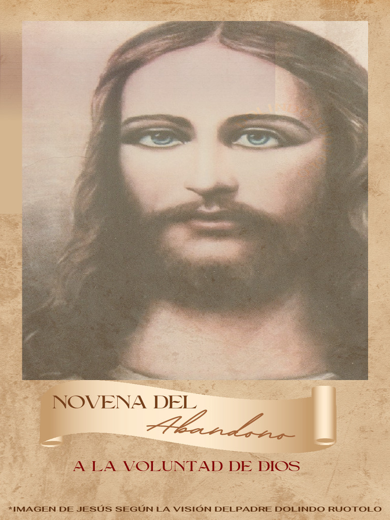 Novena del abandono a la Voluntad de Dios | Descargar gratis PDF | Oración | Amor