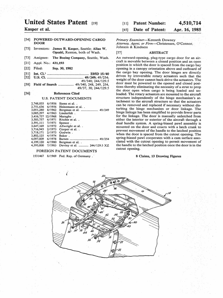 B757 Cargo Door | PDF