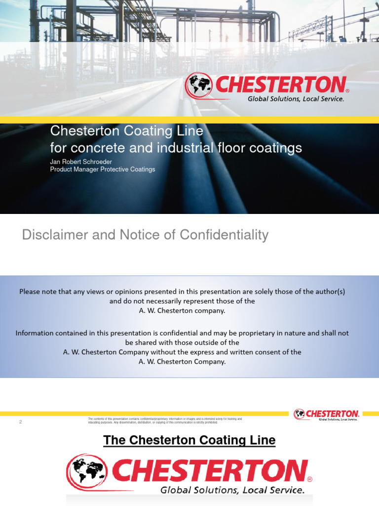Industrial Concrete Systems Chesterton Coating Line Immersed Flooring ...