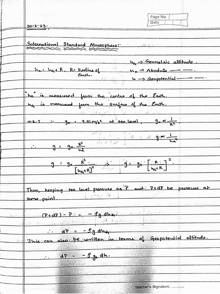 Notes Aircraft Performance | PDF