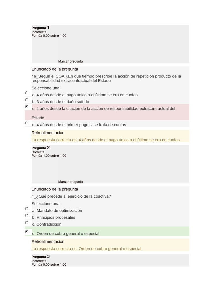 Estructura del COA | PDF | Estatuto de limitaciones | Ley Pública
