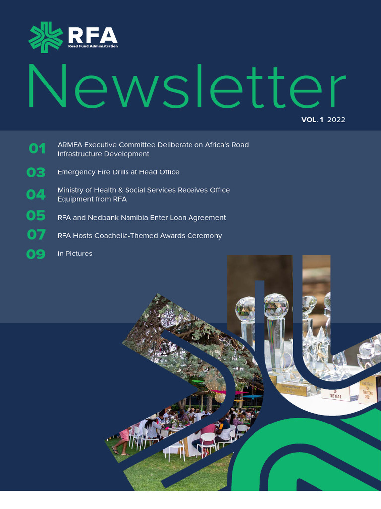 RFA Newsletter Vol 1 2022 | PDF | Road | Infrastructure