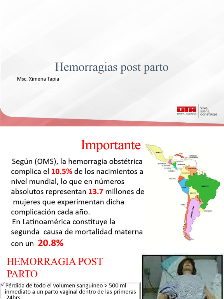 Hemorragias Post Parto | PDF | Parto | Maternidad
