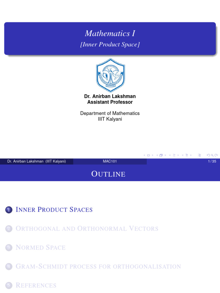 Inner_Product_1 | Download Free PDF | Basis (Linear Algebra) | Vector Space