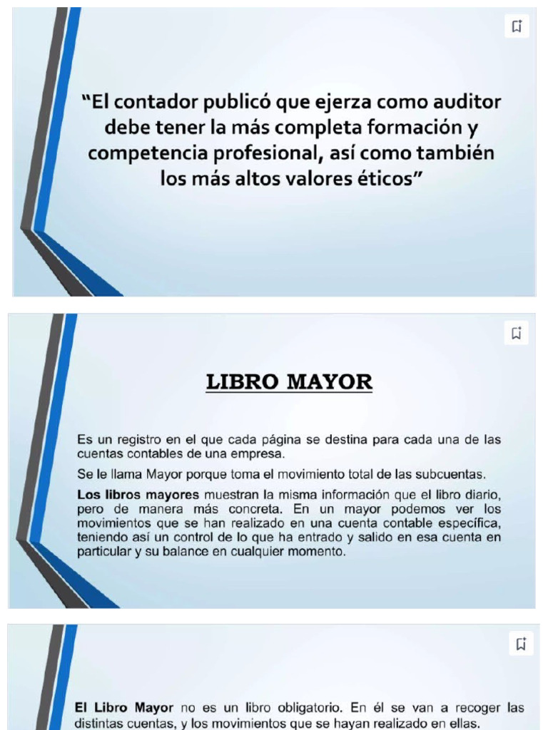 Libro Mayor | PDF
