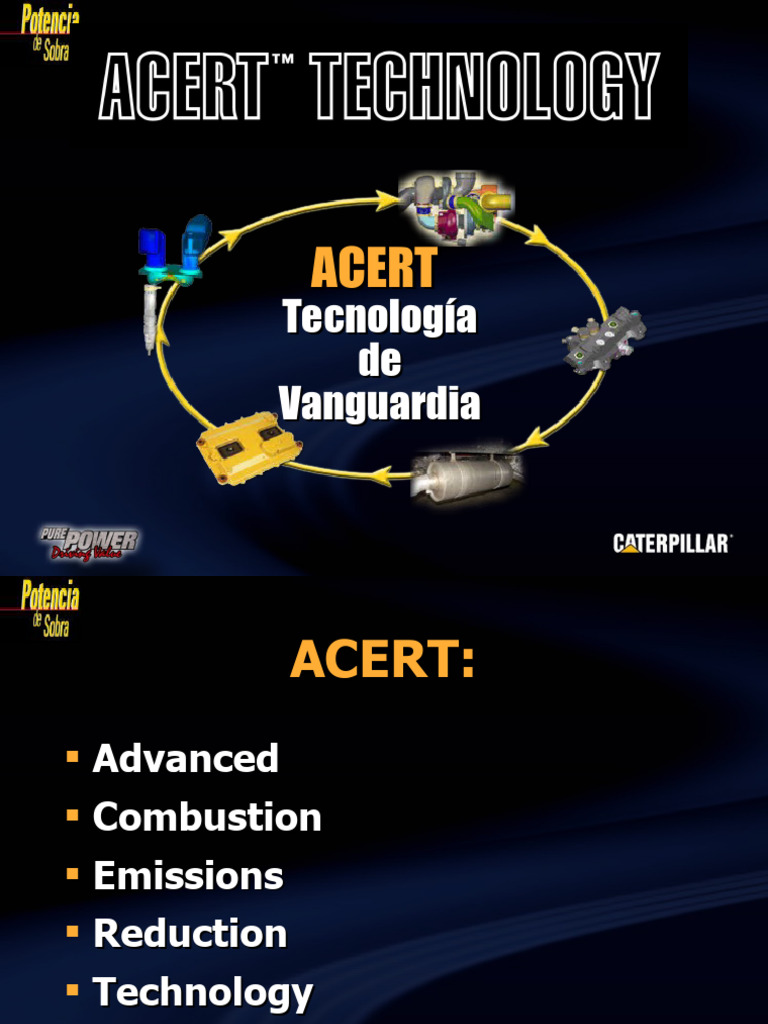 Tecnología ACERT en Motores C7 y C9 | PDF | Inyección de combustible ...