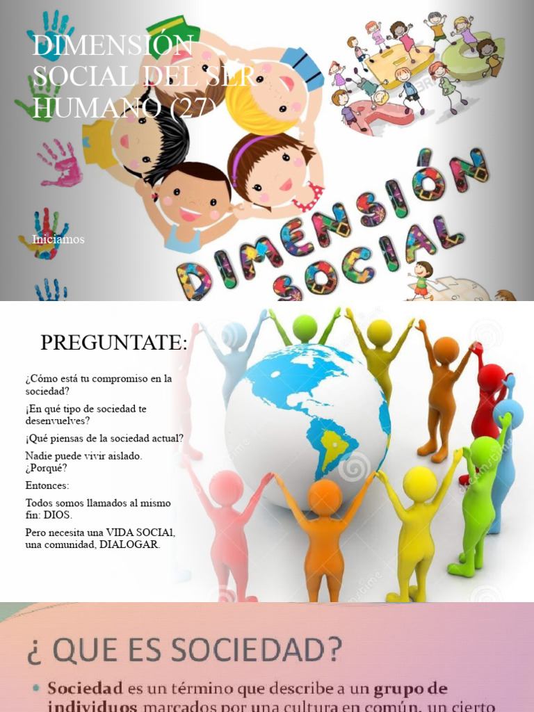 Dimensión Social Del Ser Humano | PDF | Ciencias sociales