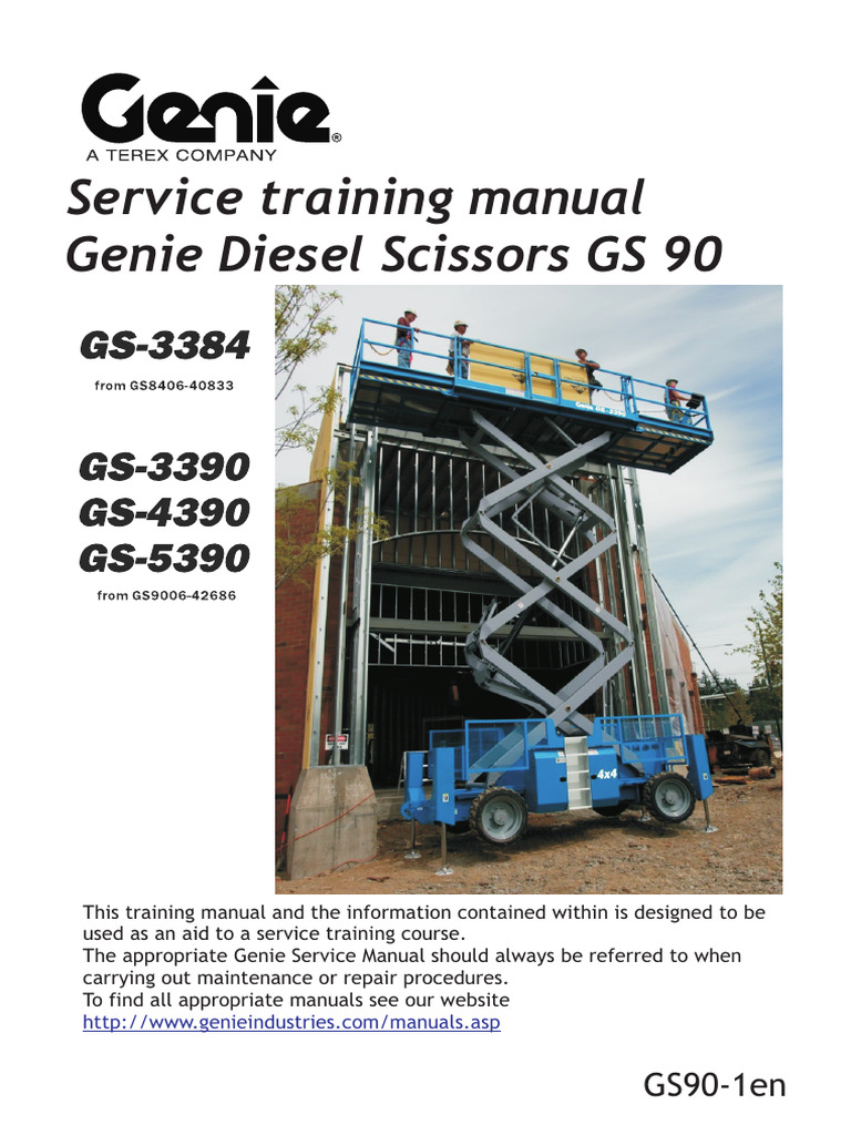 Genie GS90 Service Training Manual | PDF | Fuel Injection | Valve