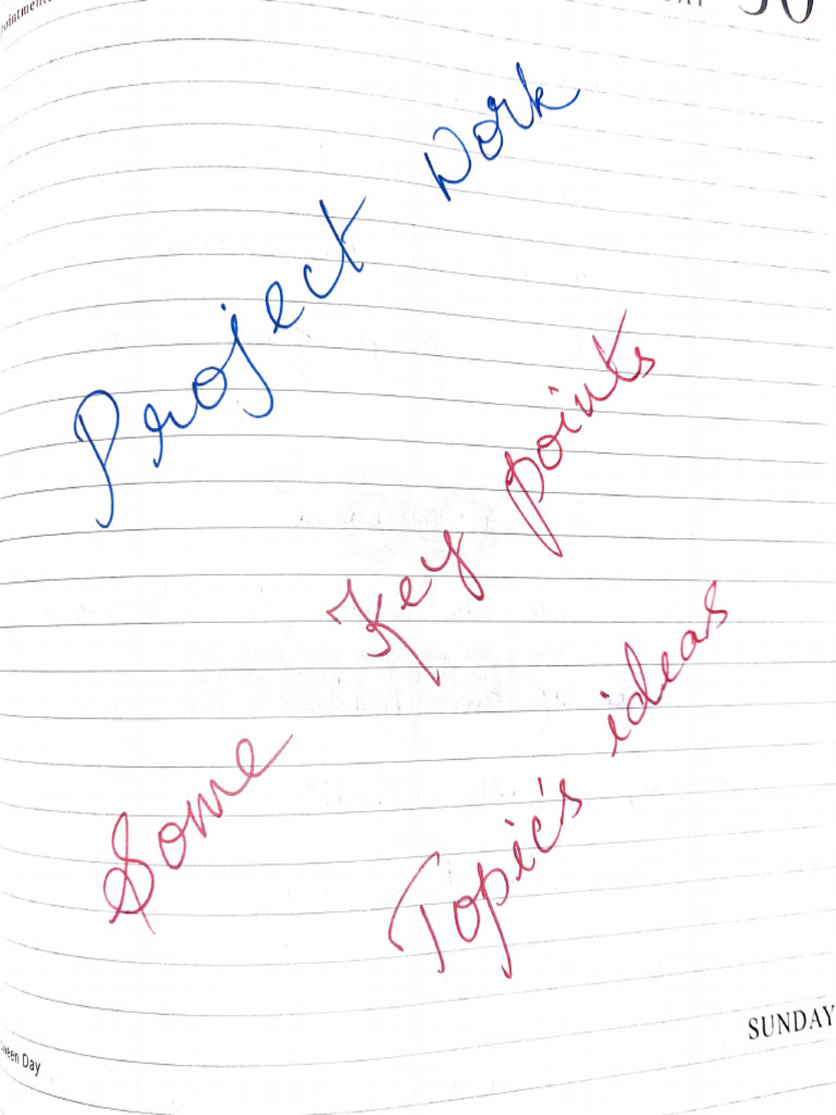 English-Project Work Topics | PDF