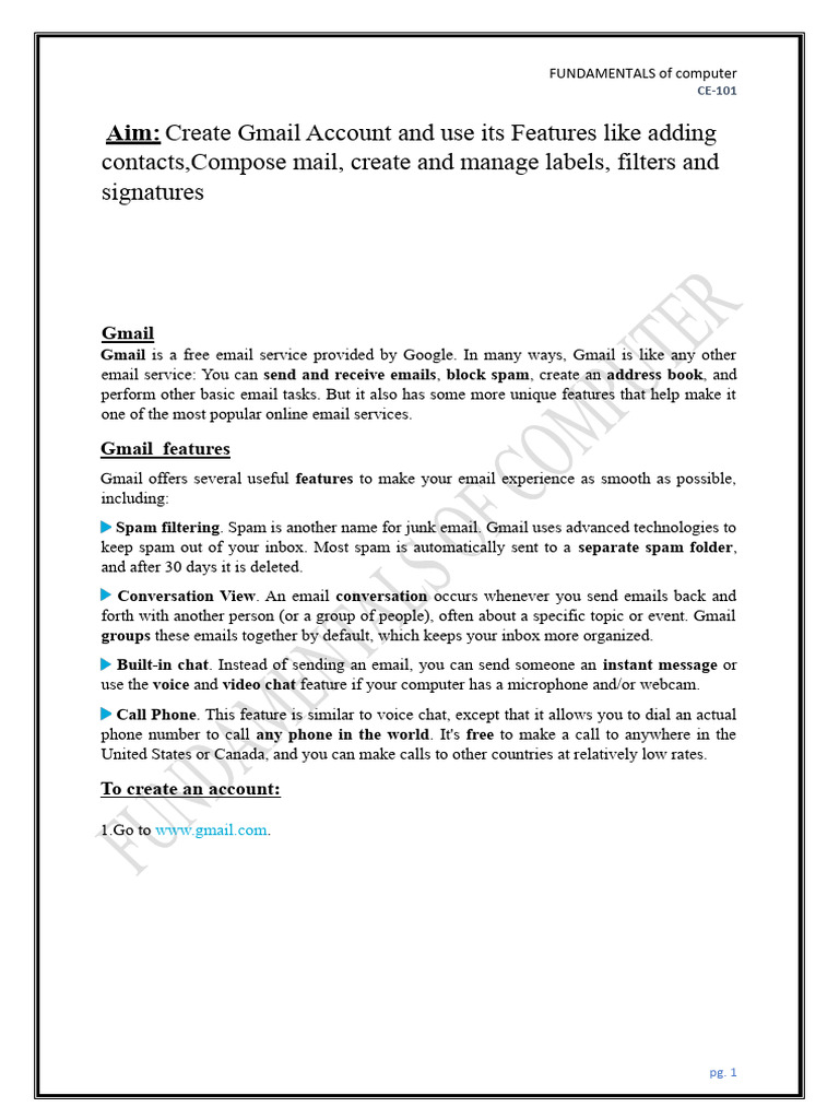 Pract 2 | PDF | Gmail | Email Spam