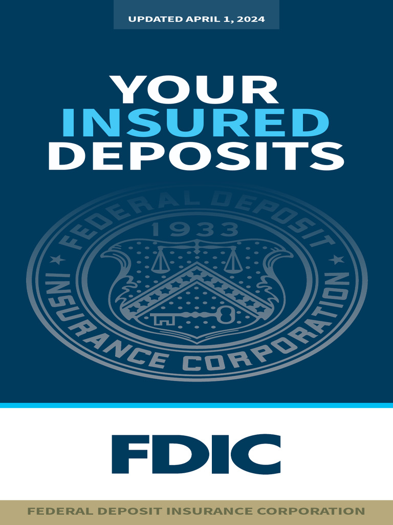 Insured: Your Deposits | PDF | Federal Deposit Insurance Corporation ...